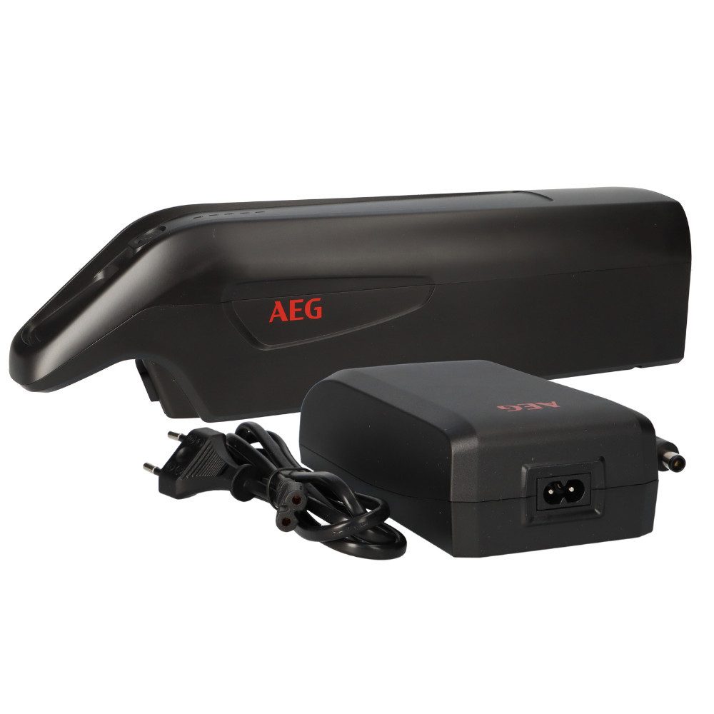 Prophete E-Bike Akku Set AEG Downtube Li-Ion 36V 10,4Ah + Ladegerät 4A E-Bike Akku