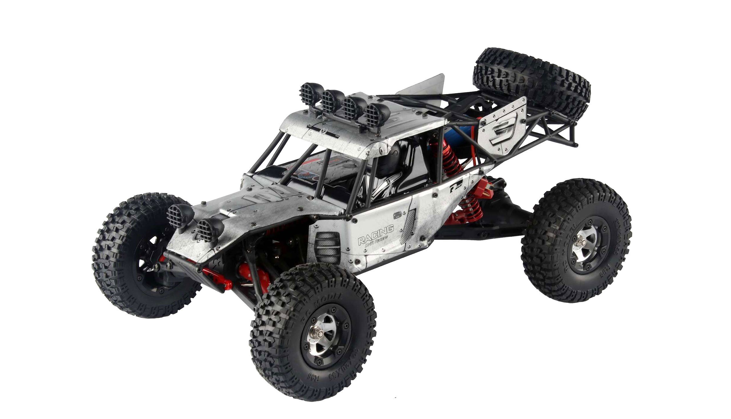 efaso RC-Buggy RC Fahrzeug Auto Dune Buggy extrem brushless 4WD 1:12 rot, Sehr leistungsstarker ...