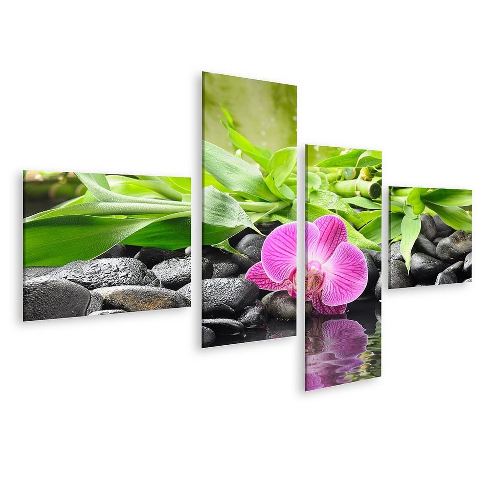 Islandburner Leinwandbild Bild Auf Leinwand Spa Konzept Mit Zen Steinen