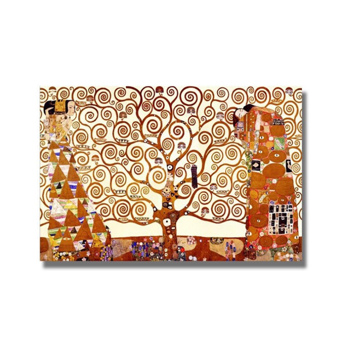 TPFLiving Kunstdruck (OHNE RAHMEN) Poster - Leinwand - Wandbild, Gustav Klimt - Der Baum des ...