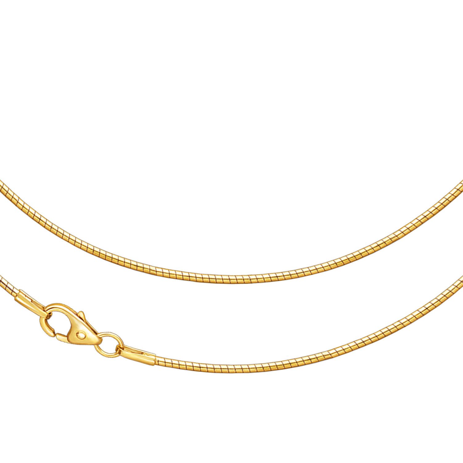 Joyes Boutique Goldkette JB Collier Tondakette 375 Gelbgold 9 Kt 1,2 mm 40 - 45 cm (Made in ...