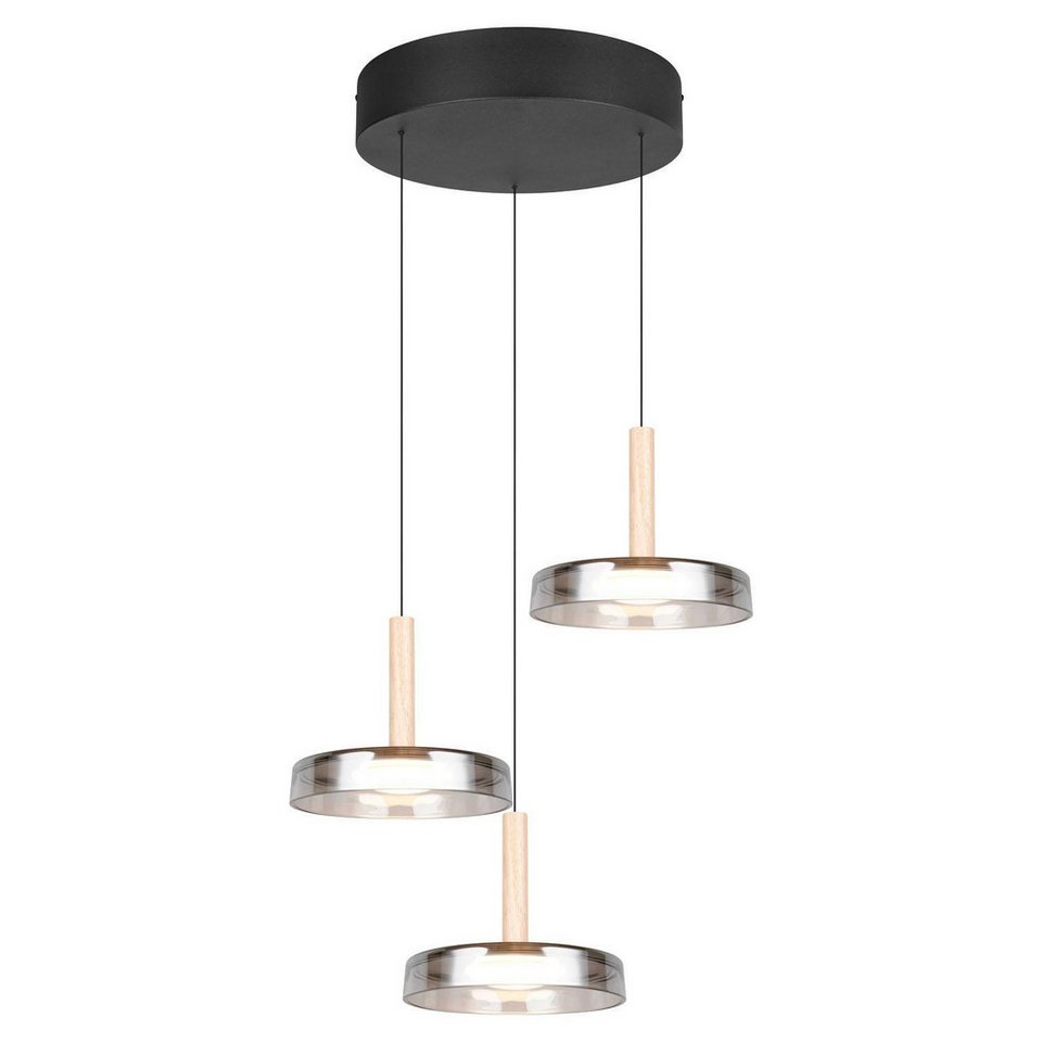 Trio Leuchten Led Pendelleuchte Celeste Ø 35 X H 200 Cm 3 Flammig