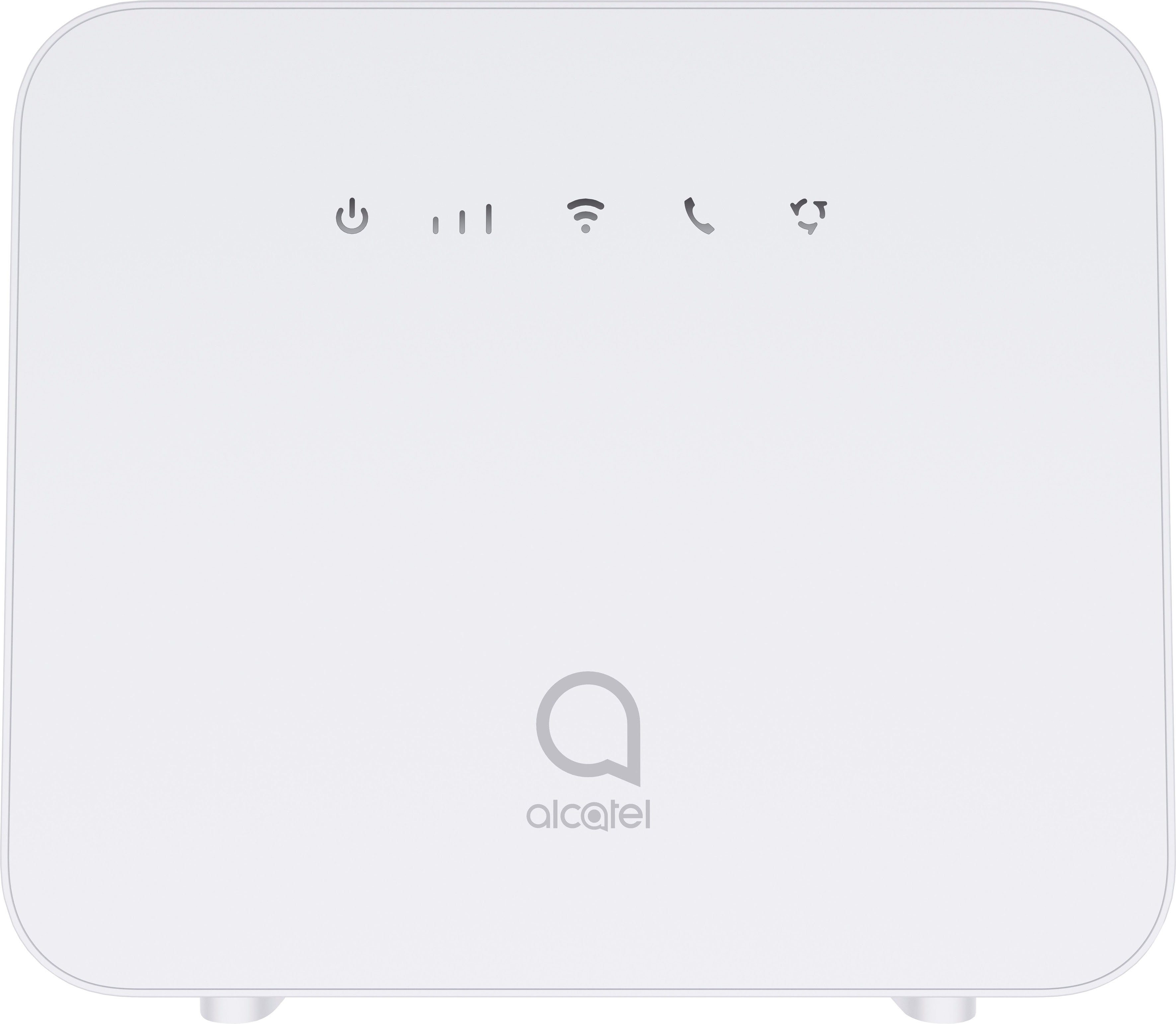 Alcatel HH42 Mobiler Router, inklusive 2 externer LTE Antennen