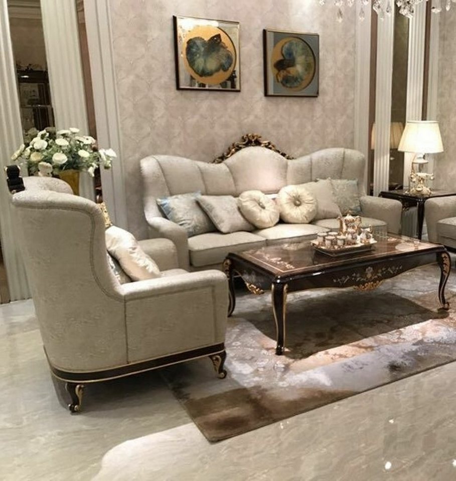 Jvmoebel Sofa Barock Rokoko Sofagarnitur Sofa Garnitur Couch Sofas