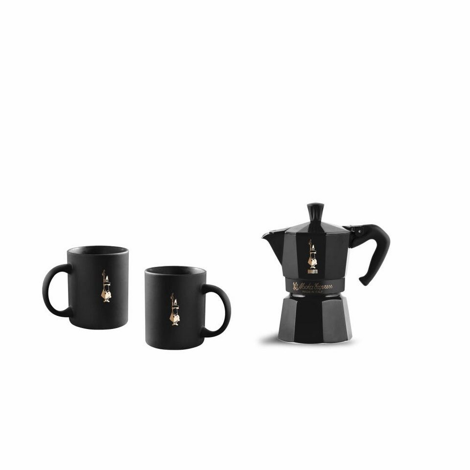 BIALETTI Espressokocher Moka Express Set 3-tlg. für 6 Tassen Set online ... BIALETTI Espressokocher Moka Express Set 3-tlg. für 6 Tassen Set online ...