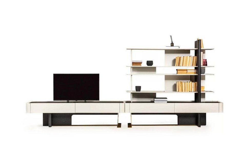 Jvmoebel Sideboard Wohnwand Sideboard Rtv Lowboard Regale Tv Ständer