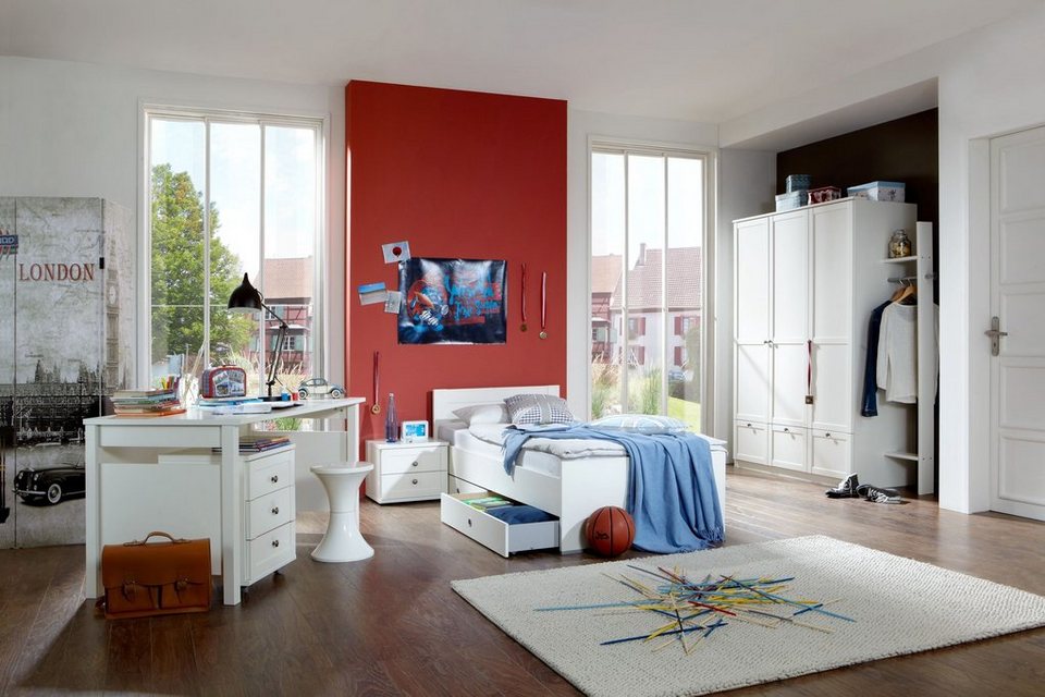 Stylefy Jugendzimmer Set Raoul Weiß Jugendzimmer Set Set 5 St
