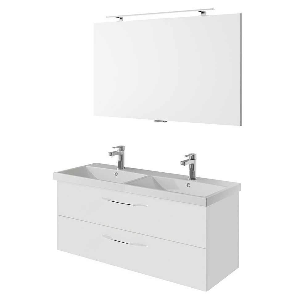 Lomadox Badmöbel Set Villatoro 66 Spar Set 2 St 120cm Breit Mit