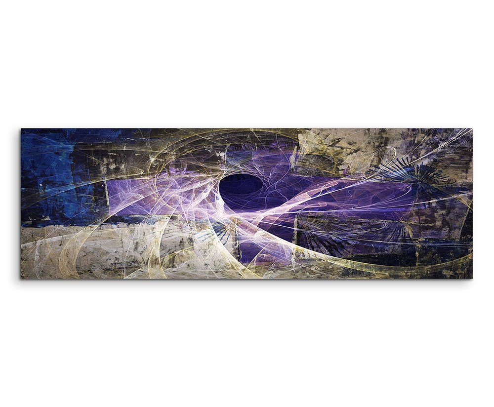 Sinus Art Leinwandbild Abstraktes Panoramabild 1462 150x50cm