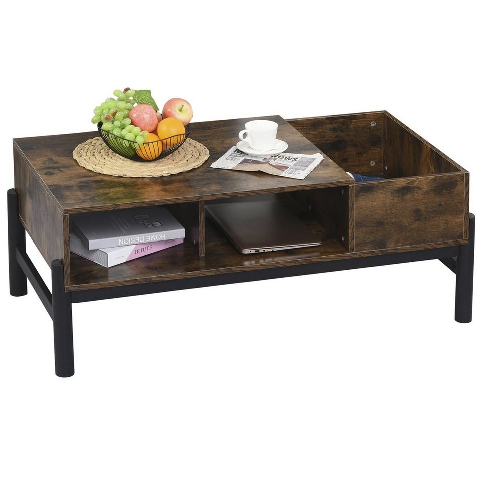 Homcom Couchtisch Couchtisch Im Industrie Design