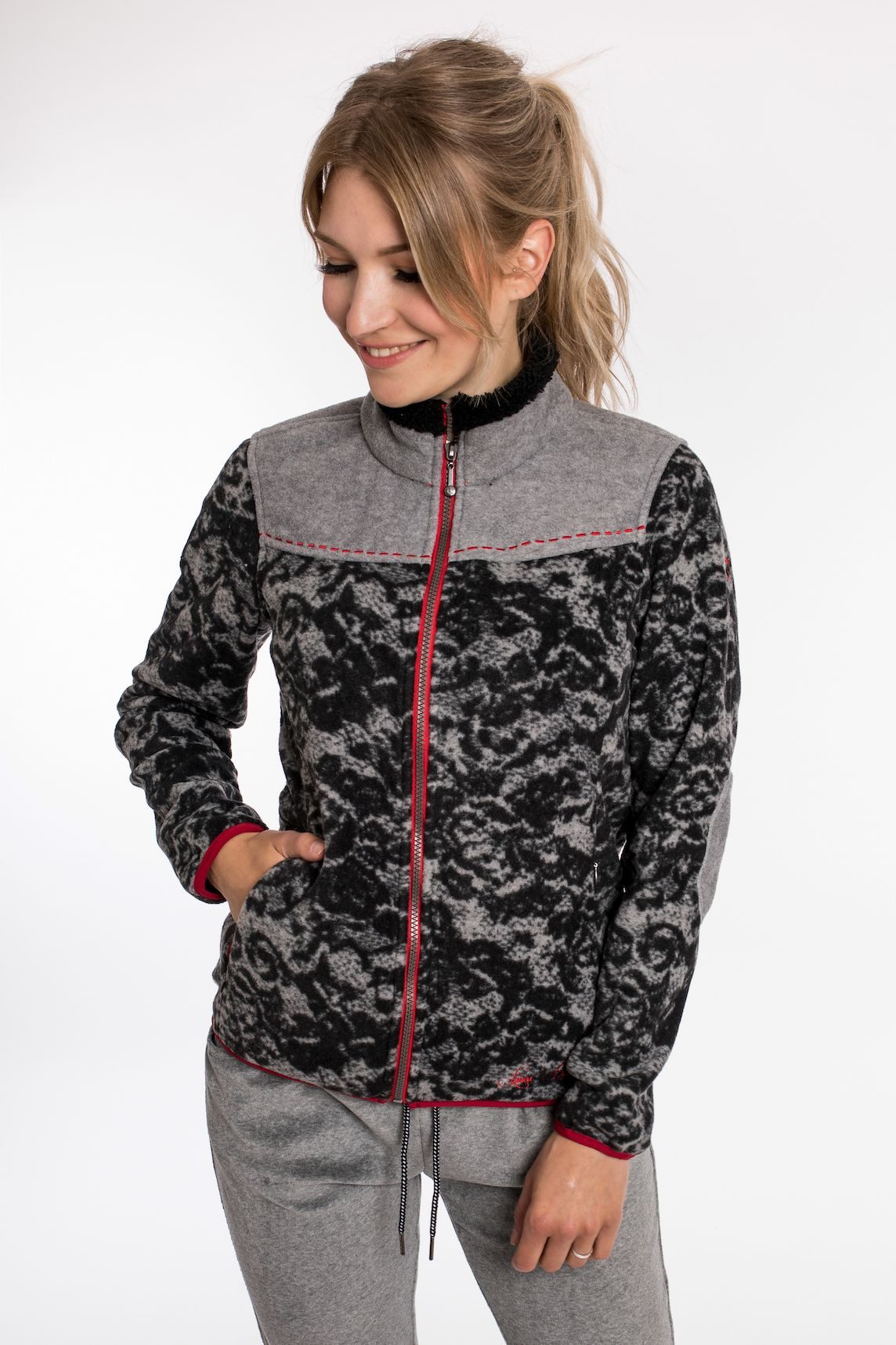 Deproc Active Fleecejacke Wedgwood Cs Funktionsfleece Midlayer Damen