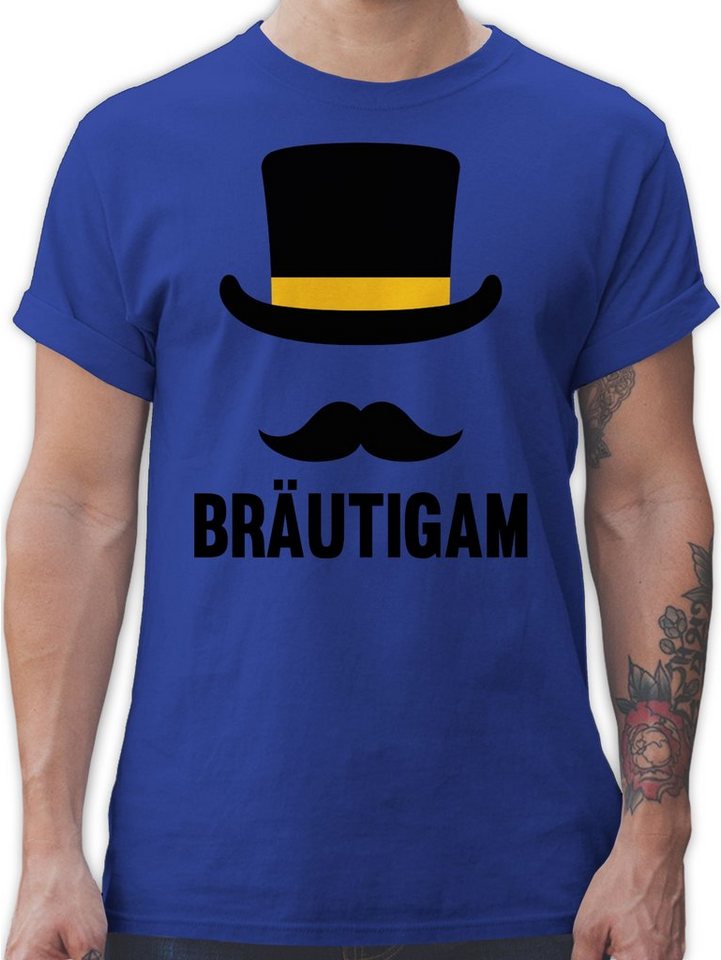 Shirtracer T Shirt Hut Bräutigam Jga Männer Herren Premium T