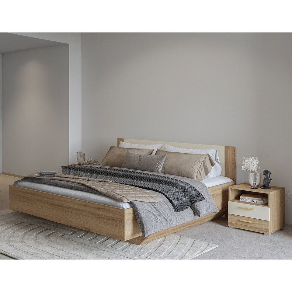 Lomadox Schlafzimmer Set Varese 83 Spar Set 3 Tlg Bettgestell