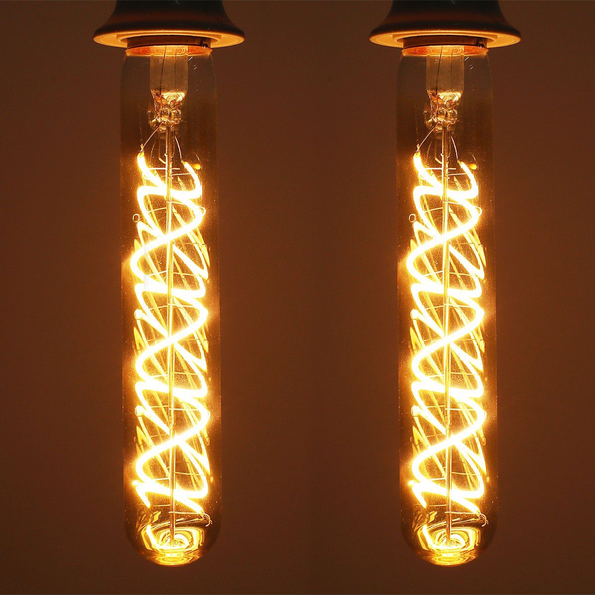 Oyajia Flutlichtstrahler 2 Stück T30 Vintage Led Glühlampe 4 W Retro