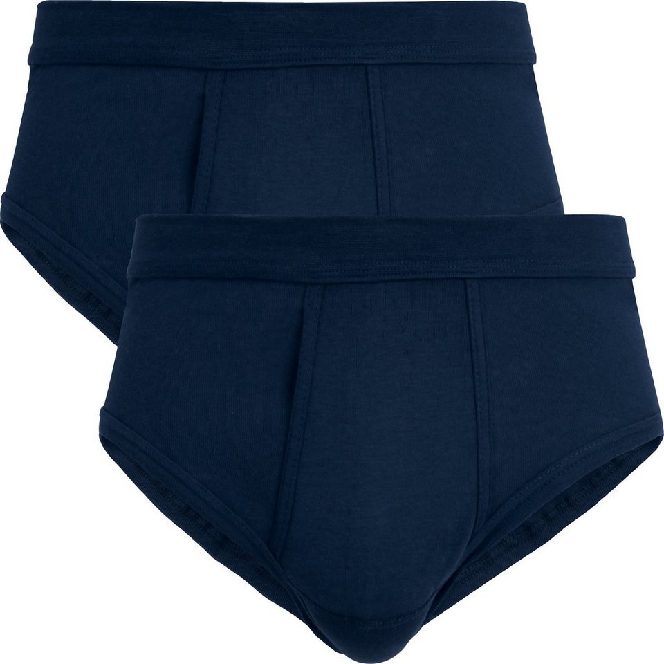 GÖtzburg Slip Herren Slip 2er Pack Feinripp Uni Waschen 60° Trocknen