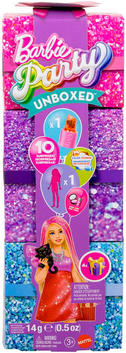 Barbie Anziehpuppe Barbie Party Unboxed Barbie Glam Barbie Serie - rote ...