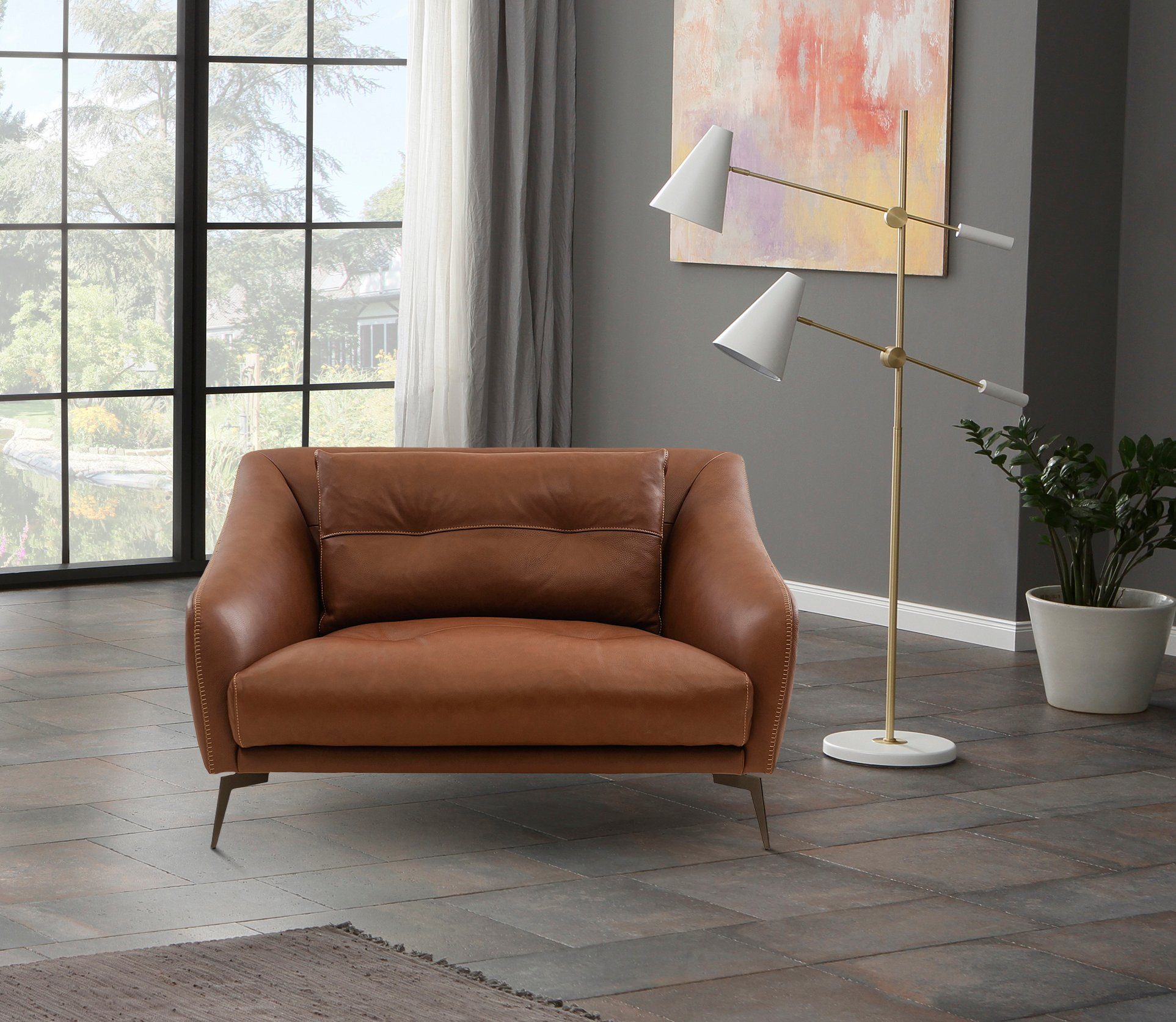 Moderne Leder Einzelsessel online kaufen | OTTO