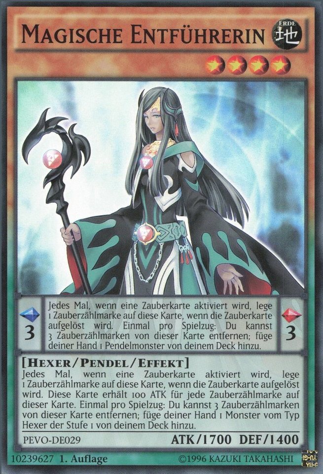 Recollectibles Sammelkarte Yugioh Karte Magische Entführerin Deutsch
