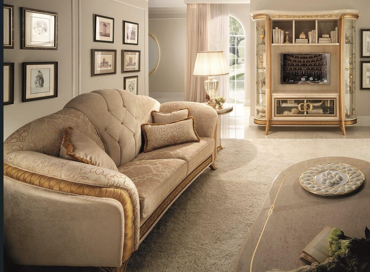 Jvmoebel Sofa Dreisitzer Couch Polster Design Sofa Klassisch Sitz