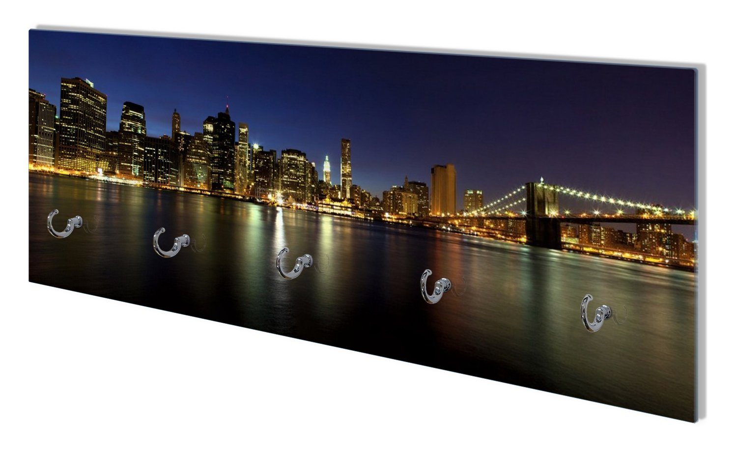 Wallario Wandgarderobe New York Skyline Brooklyn Bridge Und Manhattan