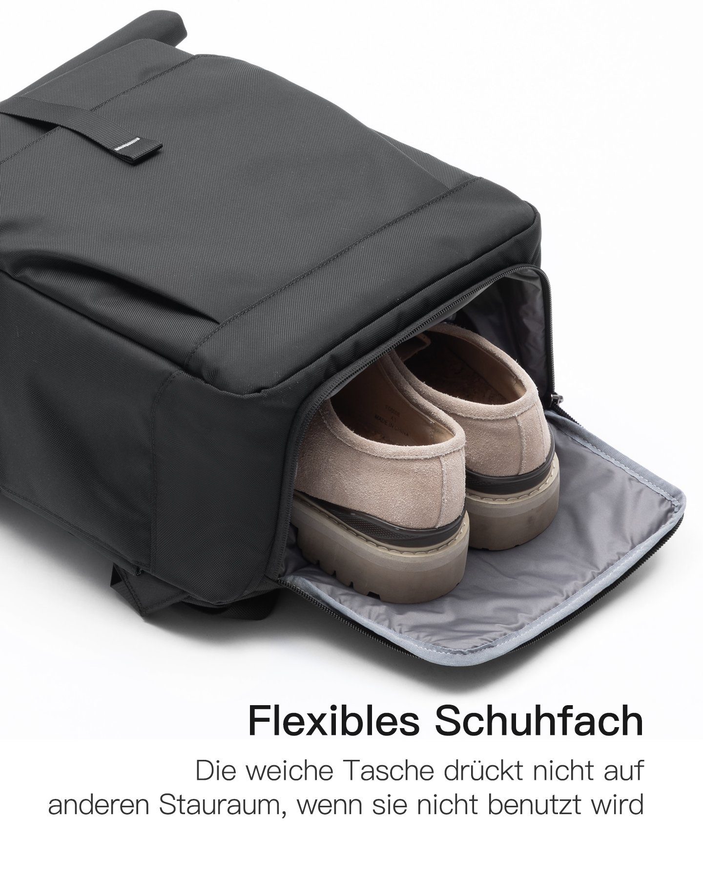 Inateck Laptoprucksack RollTop Rucksack 25L-30L, Tagesrucksack ...