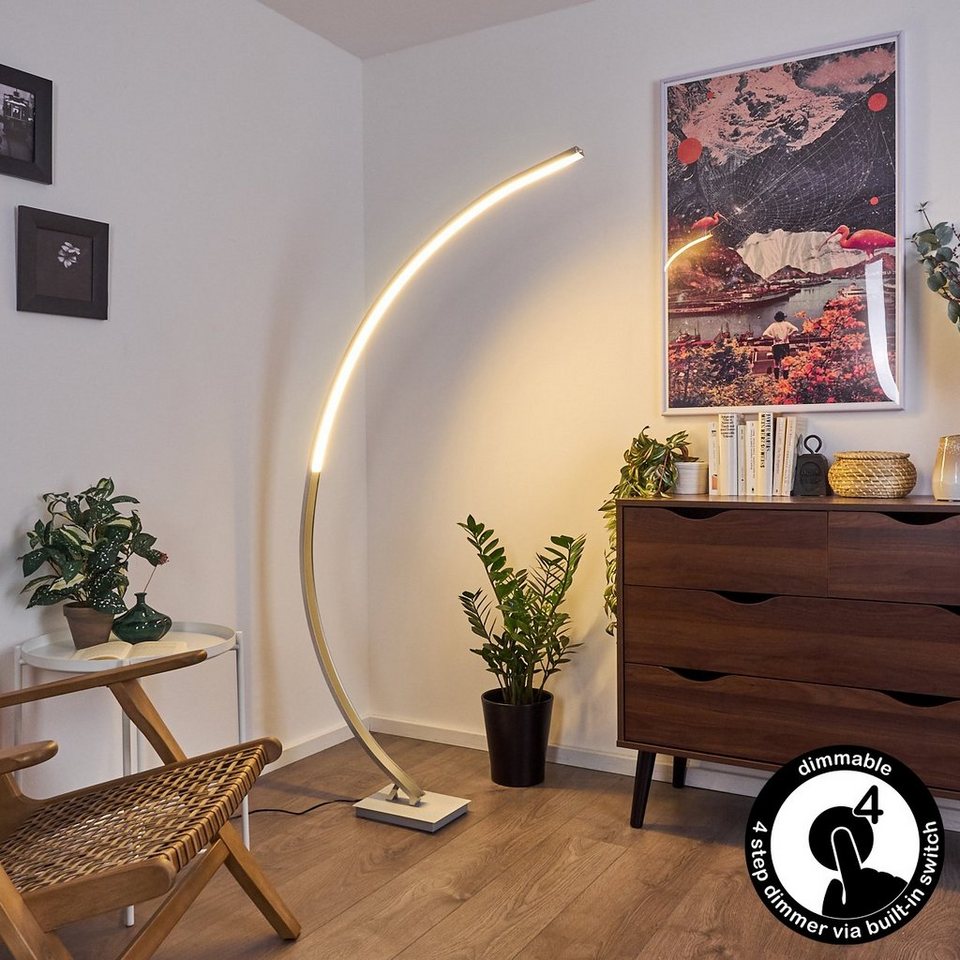 Hofstein Stehlampe Murci Led Stehleuchte Dimmbare Bodenlampe Aus
