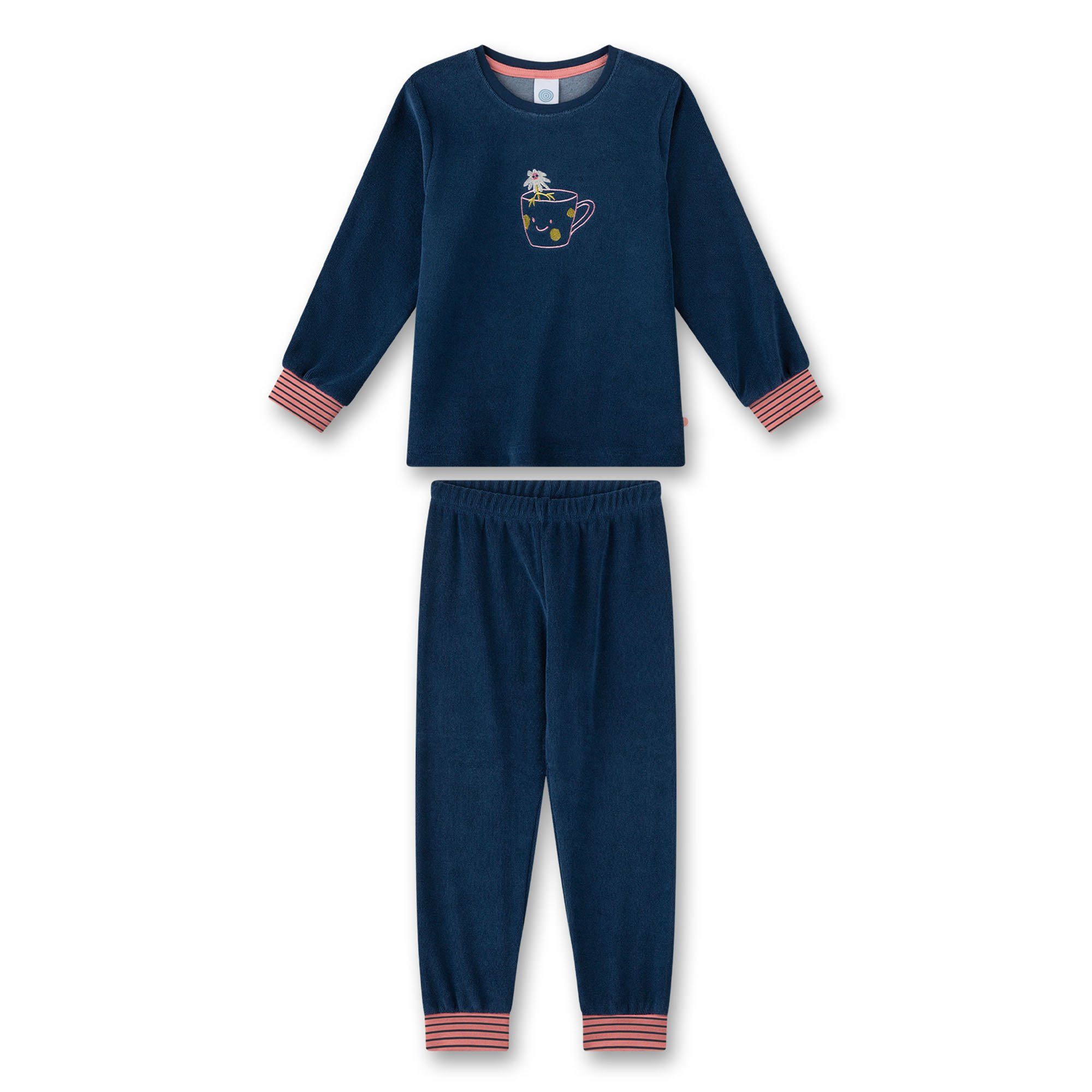 Sanetta Pyjama Mädchen Pyjama Baumwolle (2 tlg), Sanetta Mädchen ...