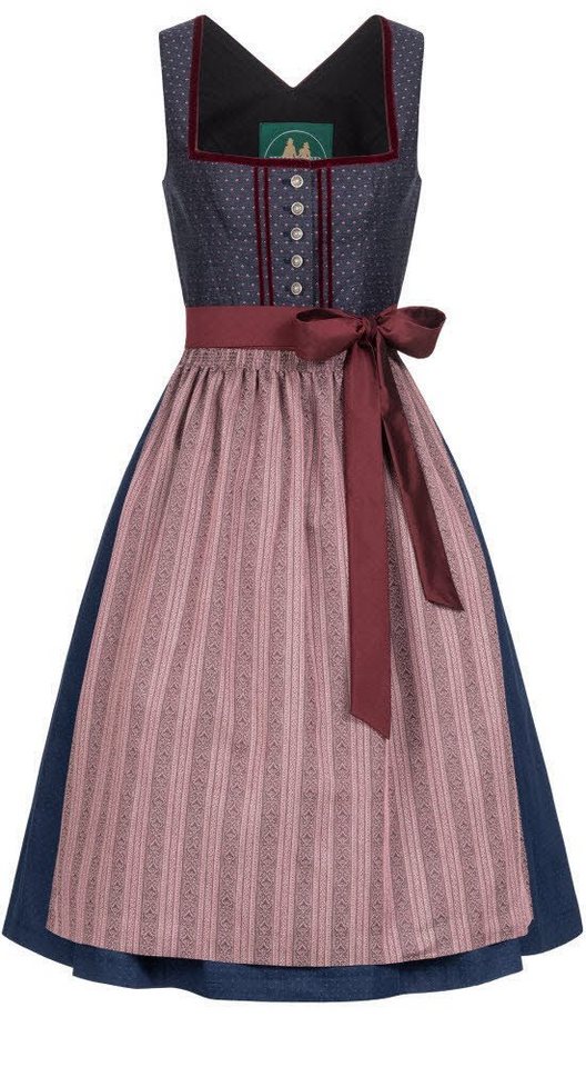 Wenger Dirndl »Dirndl midi Conny in Blau von Wenger Austrian Style ... Wenger Dirndl »Dirndl midi Conny in Blau von Wenger Austrian Style ...