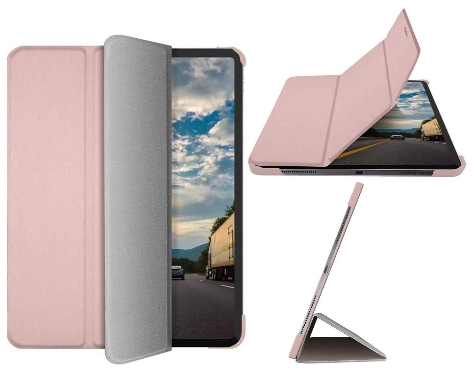 Macally Tablet Hülle Schutz Hülle Ständer Smart Tasche Cover Etui Rose