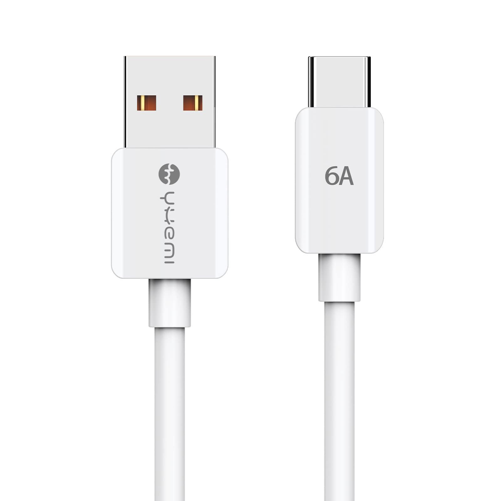 OOTDAY USB Type C Cable 6A, 5.9 ft USB to USB C Fast Charging Cable USB ...