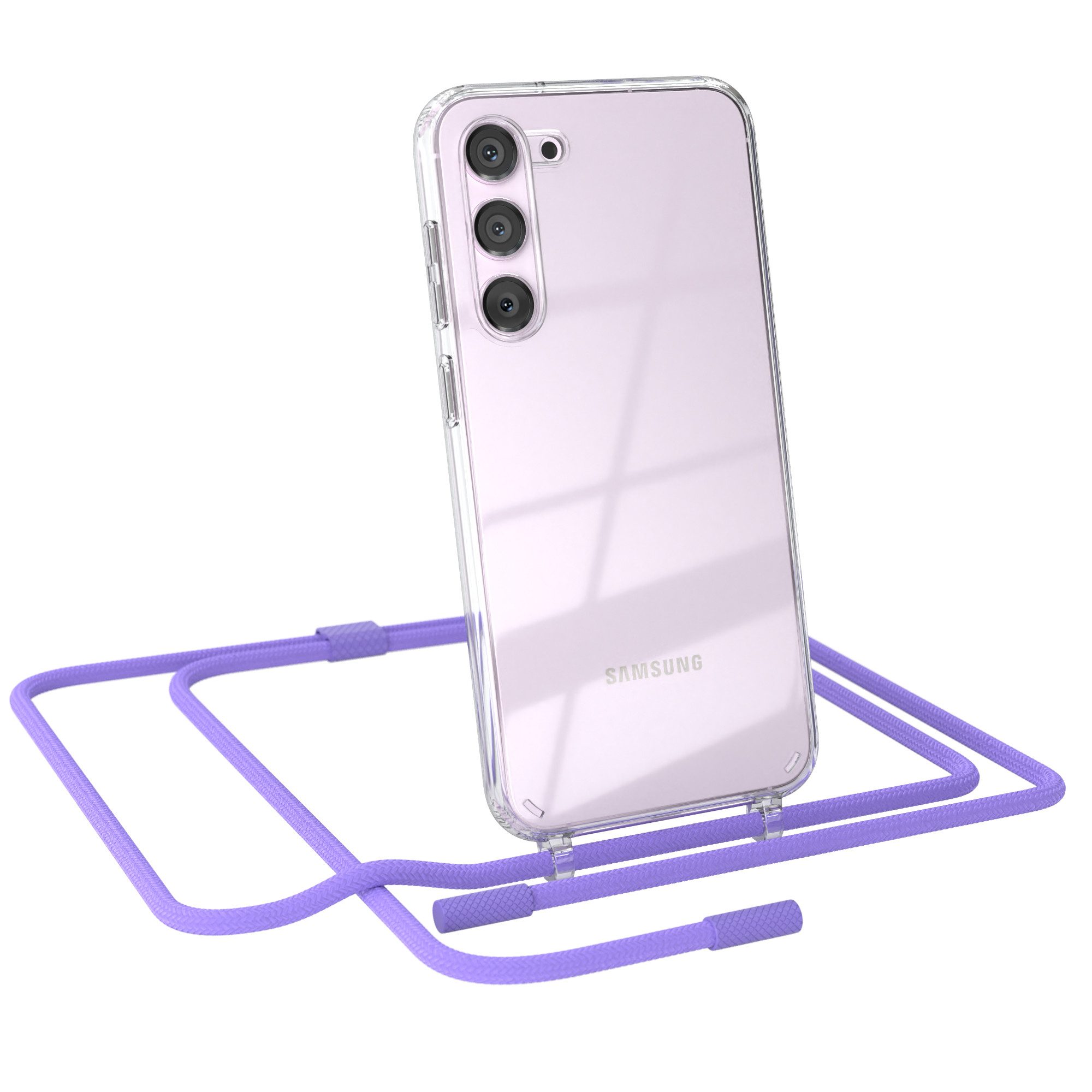 Eazy Case Handykette Silikon Kette Unifarbe Für Galaxy S23 Plus S23