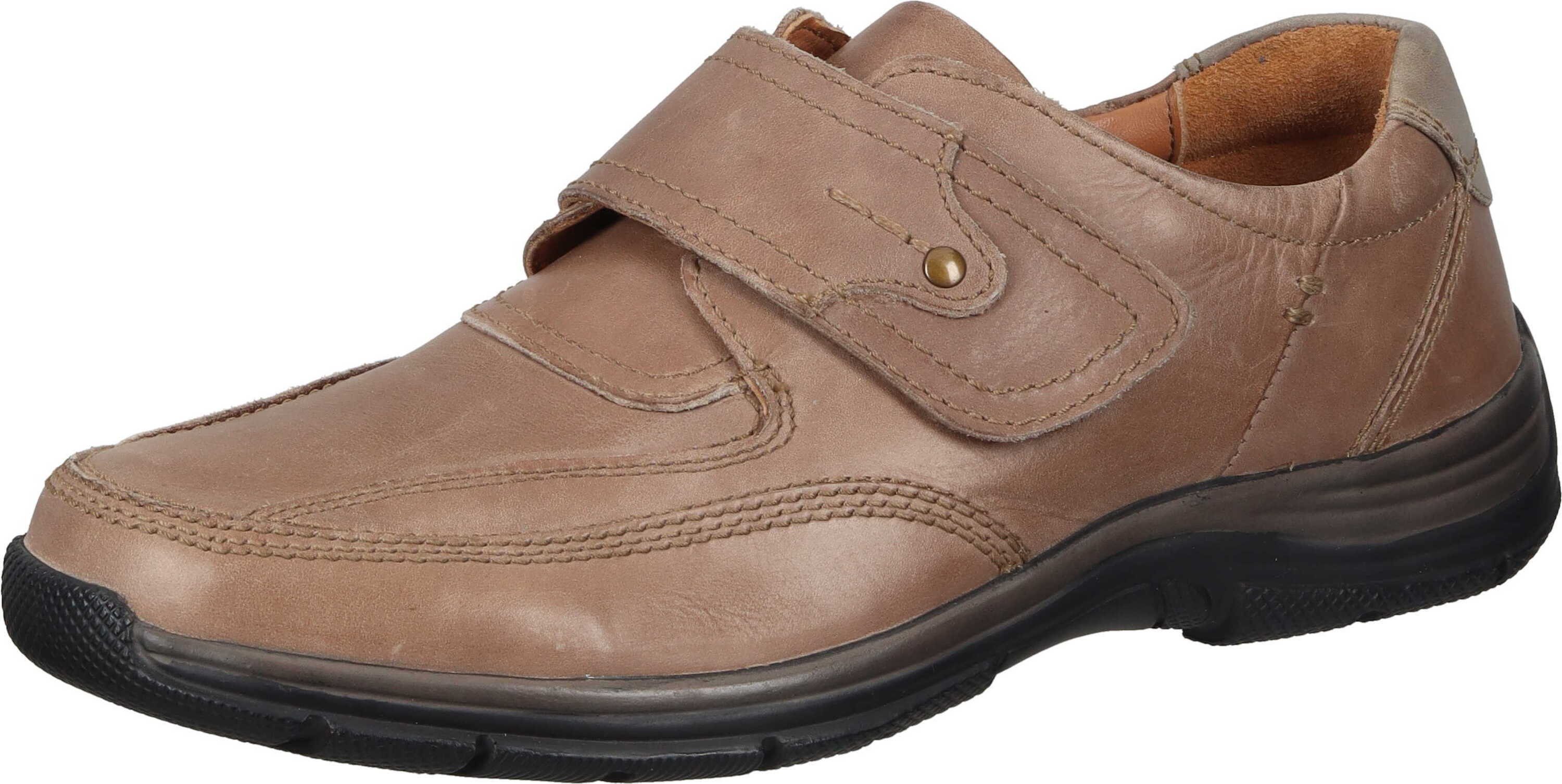 Comfortabel Slipper Schnürschuh aus echtem Leder, Leder-/Textil-Futter