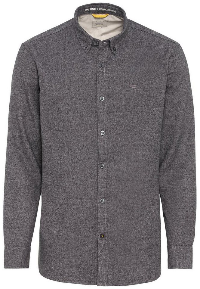 Camel Active Langarmhemd Aus Reiner Baumwolle Button Down