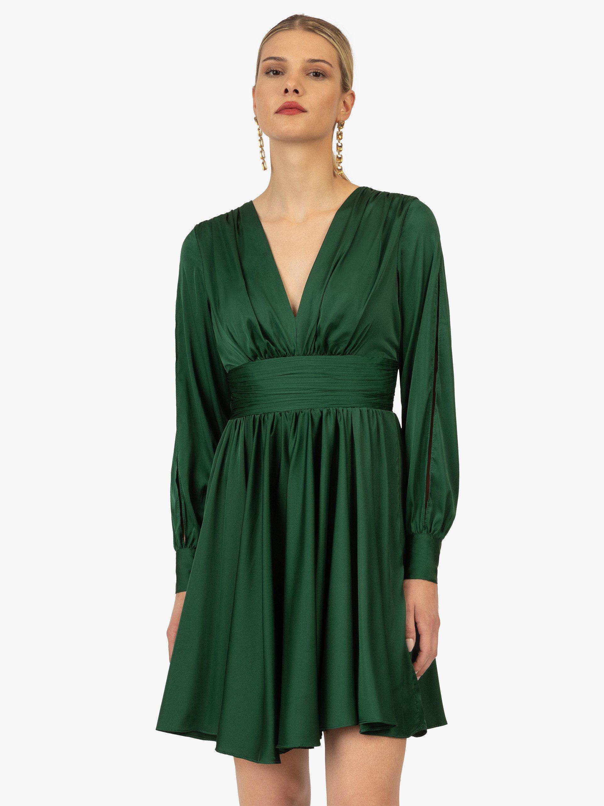Kraimod Abendkleid Aus Hochwertigem Polyester Material Mit Tiefer V