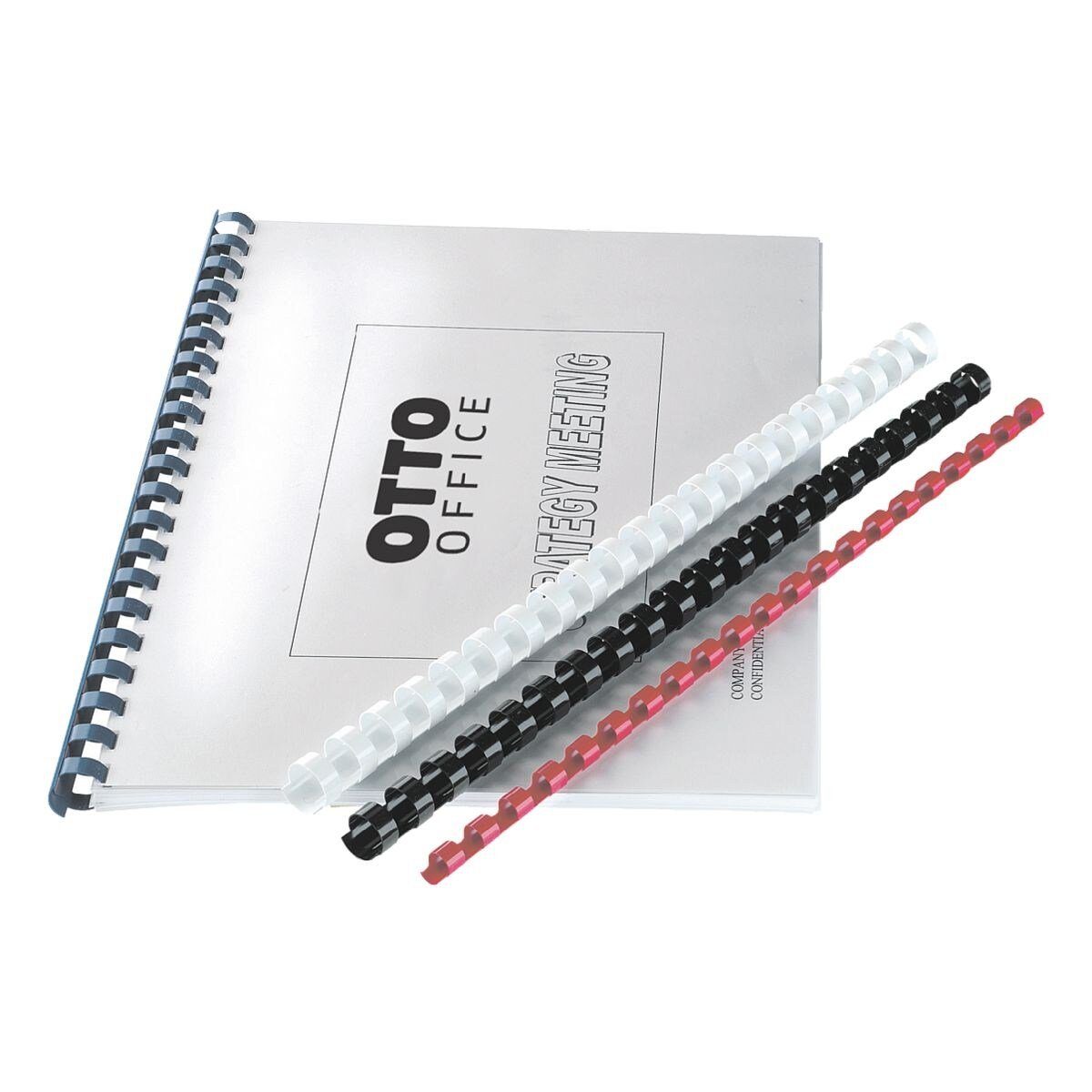 Otto Office Bindegerät, Plastikbinderücken Ø 6 mm, 21 Ringe, DIN A4, 30 ...