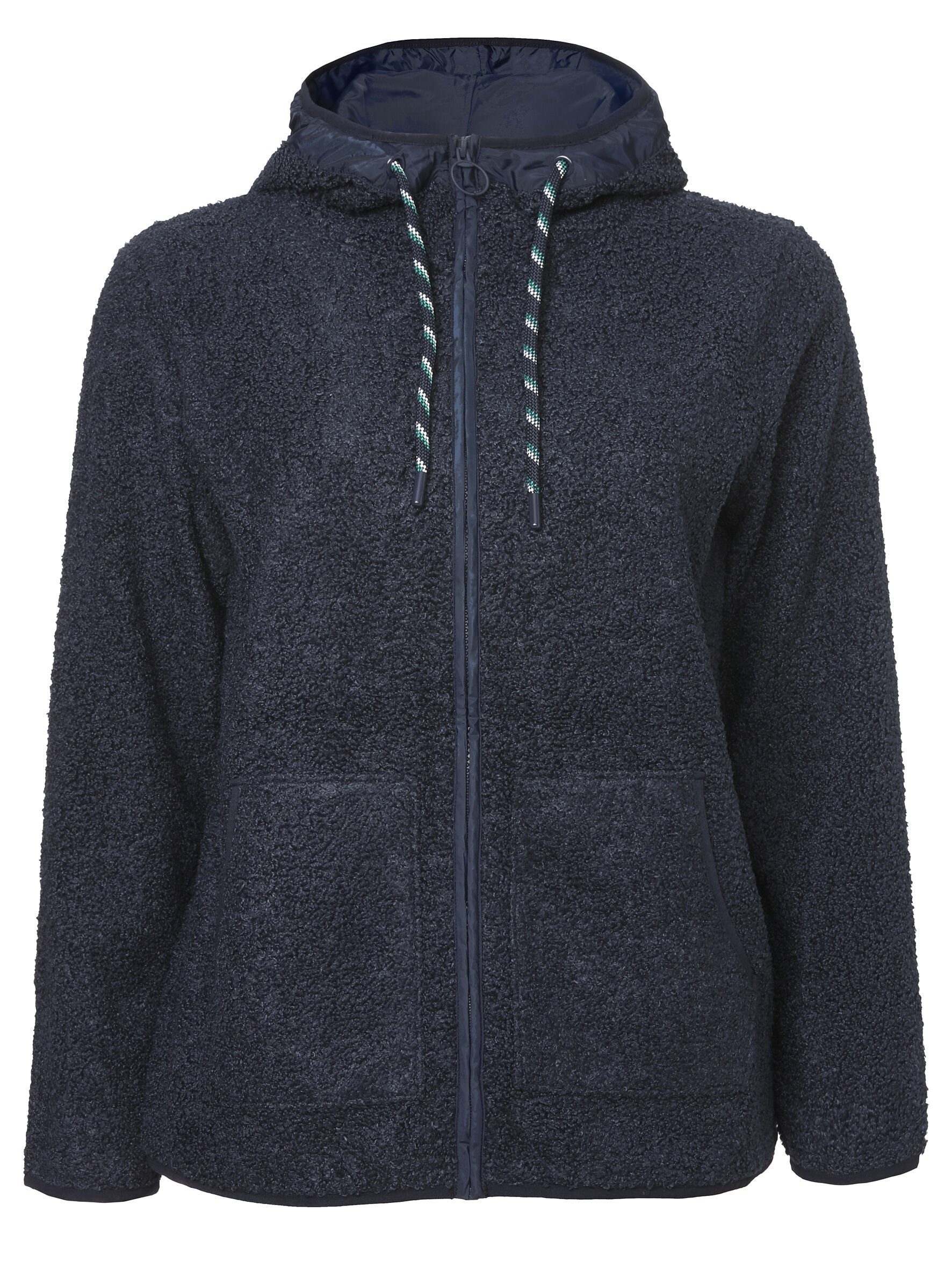 VIA APPIA DUE Kapuzensweatjacke in perfekter Passform