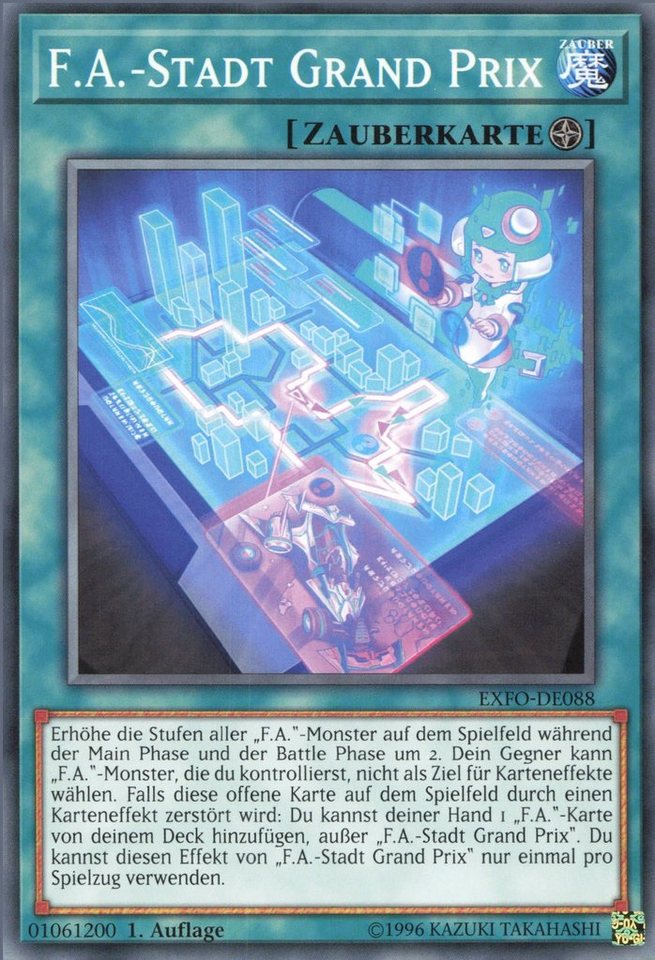 Recollectibles Sammelkarte Yugioh Karte F A Stadt Grand Prix Deutsch