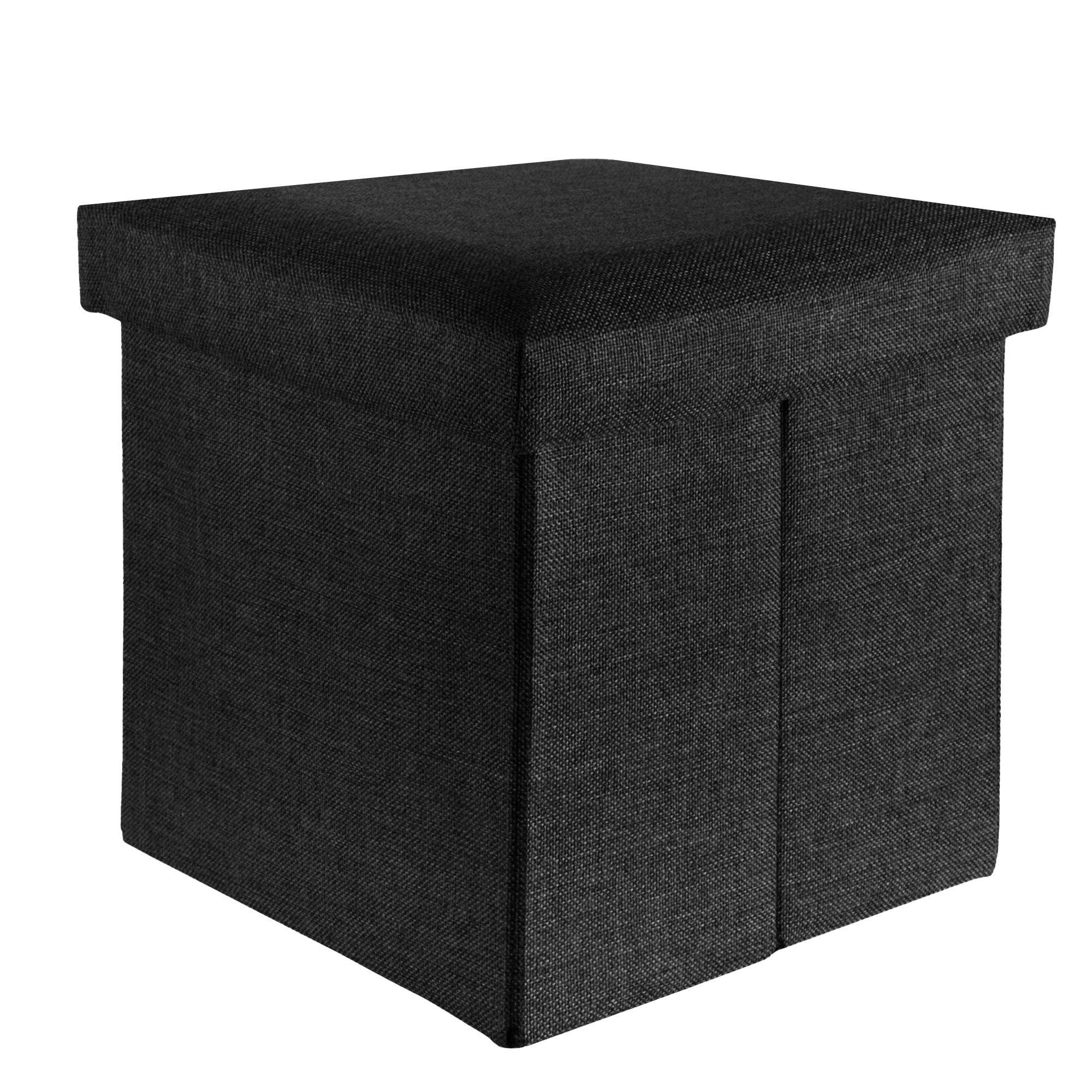 Intirilife Sitzwürfel Sitzwürfel Mit Stauraum 38x38x38 Cm In Diamant