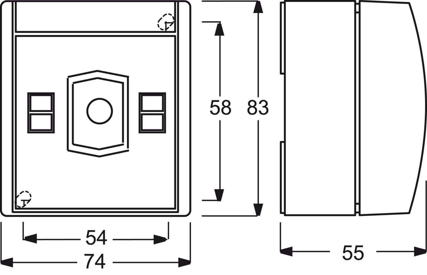 Busch-Jaeger Klemmen Busch-Jaeger Lichtsignal 2661 W-53