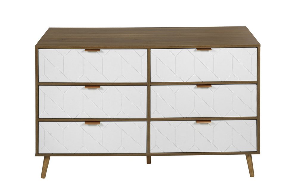 Milestonehomelife Kommode Sideboard Highboard Stauraumschrank Mit 6