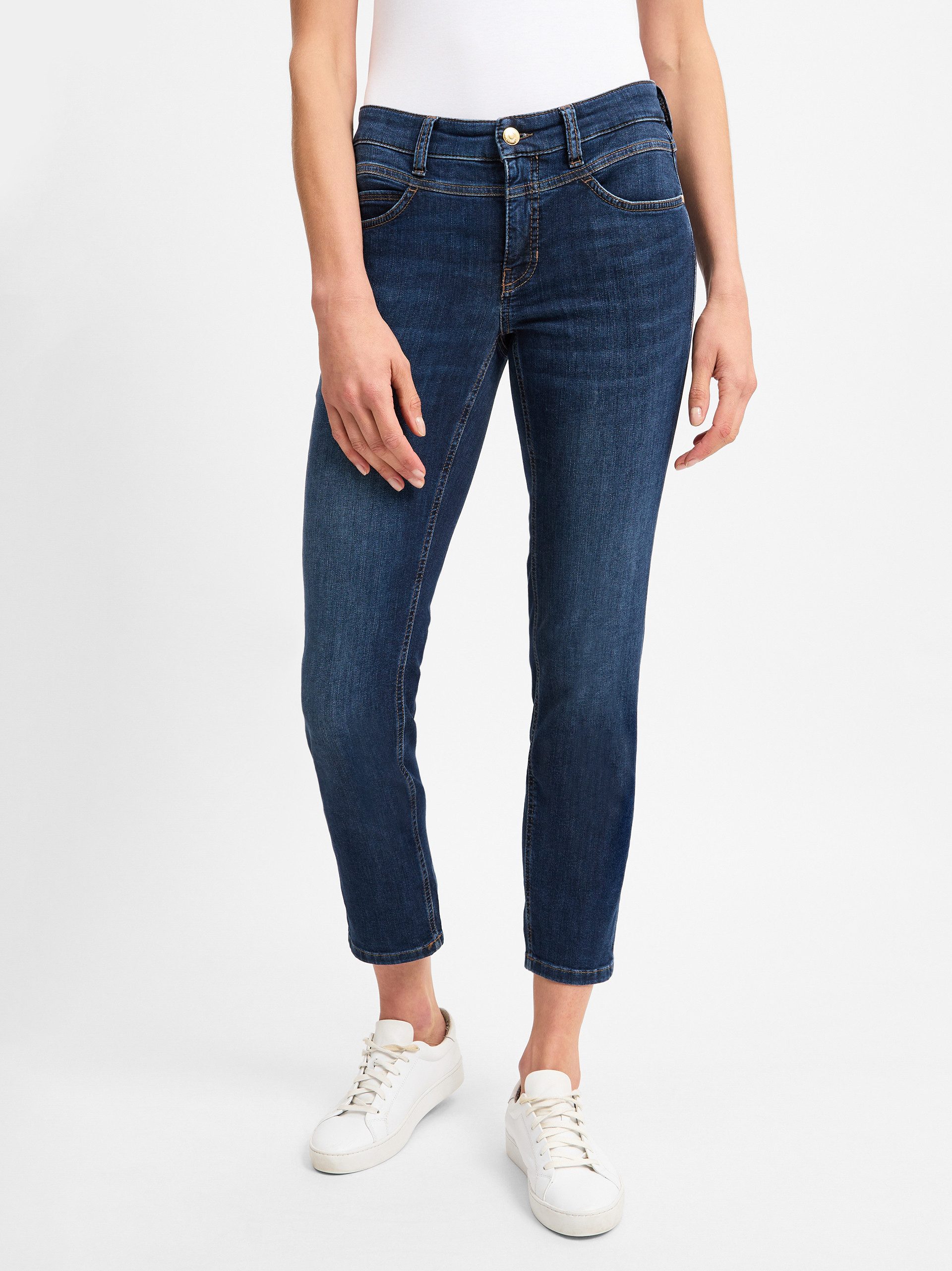 Cambio 5-Pocket-Jeans Damen Jeans POSH (1-tlg), Elastischer Denim