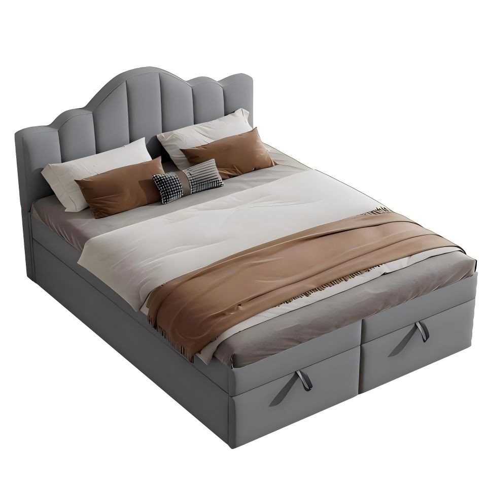 Tavilaecon Polsterbett Stauraumbett Doppelbett Flachbett Anhebbares