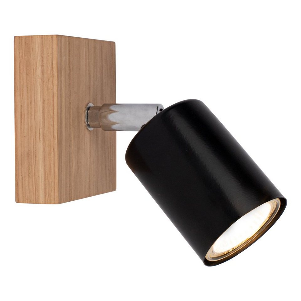 Hofstein Deckenleuchte Moderne Deckenlampe Aus Metallholz In Schwarz