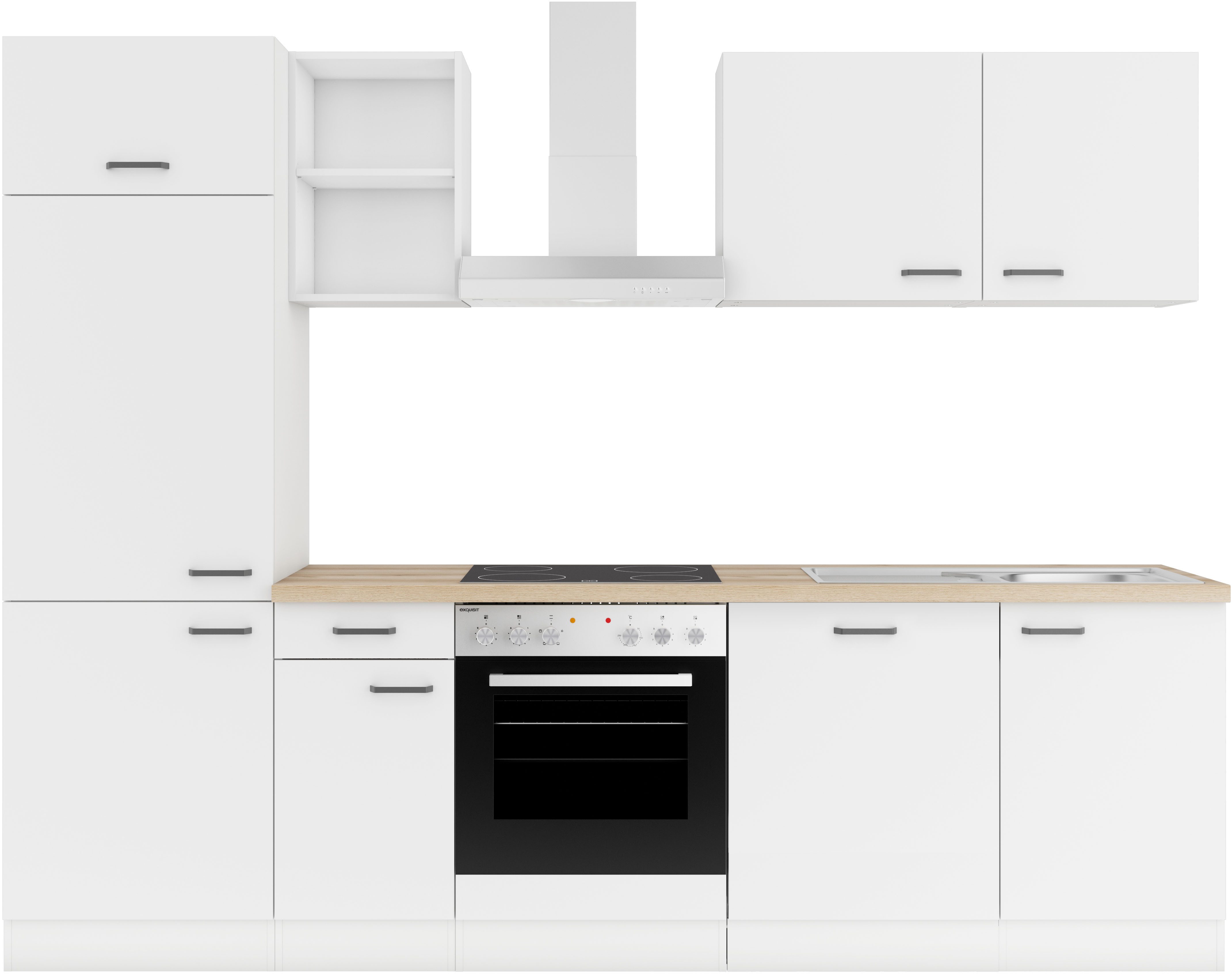 Optifit Küchenzeile Ester Breite 270 Cm Wahlweise Mit E Geräten