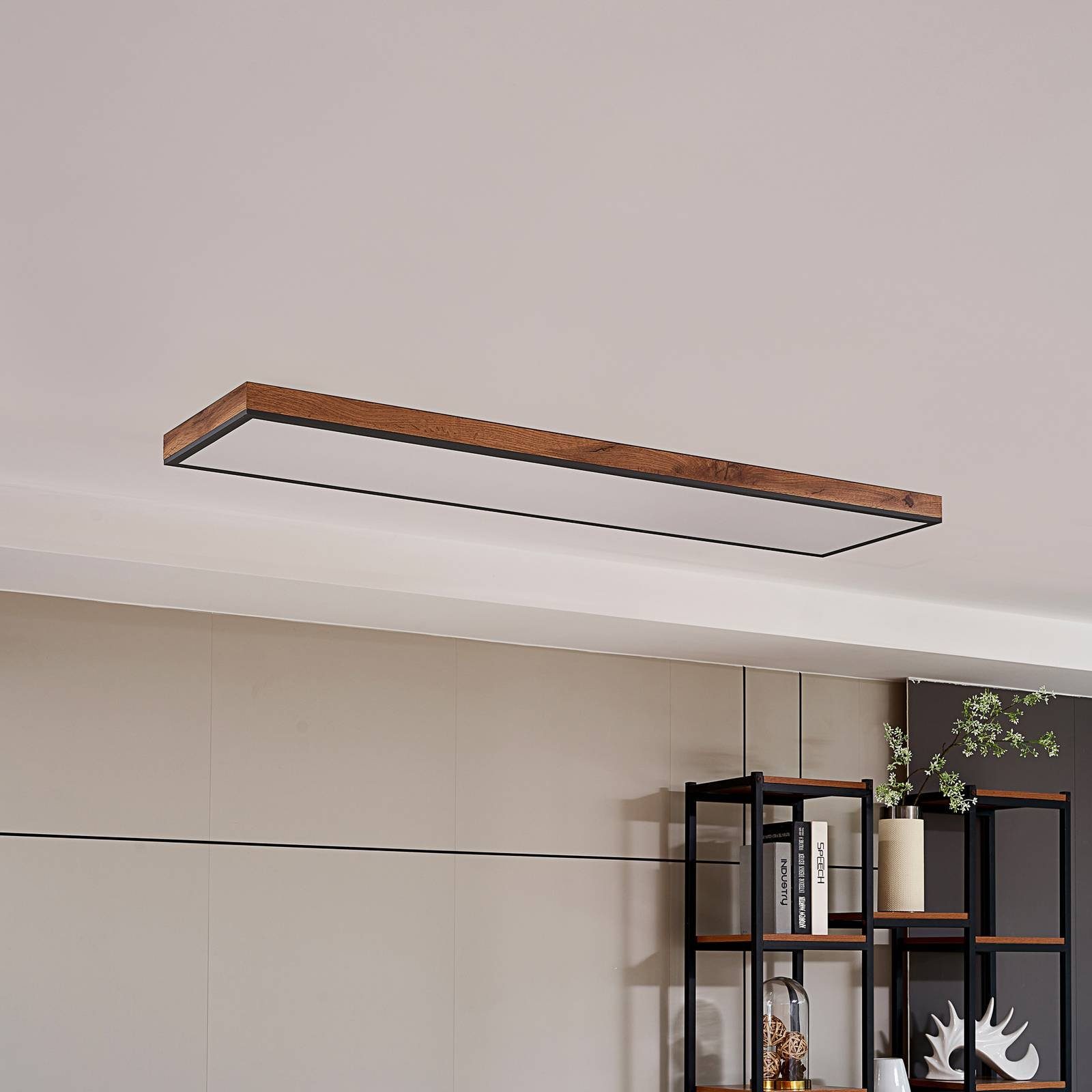 Lindby LED Deckenleuchte Laviona, LED-Leuchtmittel fest verbaut ...