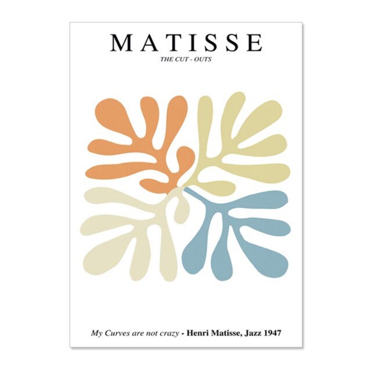 TPFLiving Kunstdruck »OHNE RAHMEN«, Motiv TX7116A, Poster Leinwand - Wandbild / Henri Matisse ...