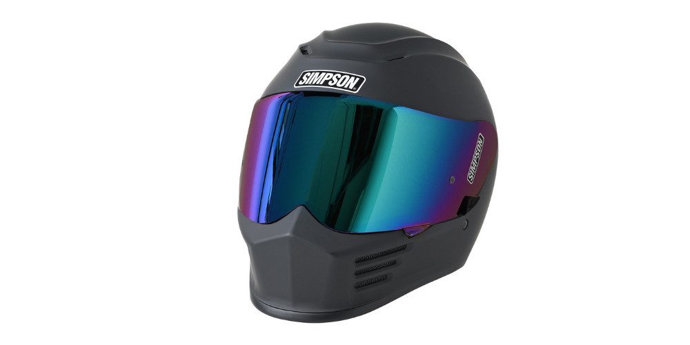 Simpson Motorradhelm Speed 06 Helm, leichtgewichtig, Sonnenvisier ...