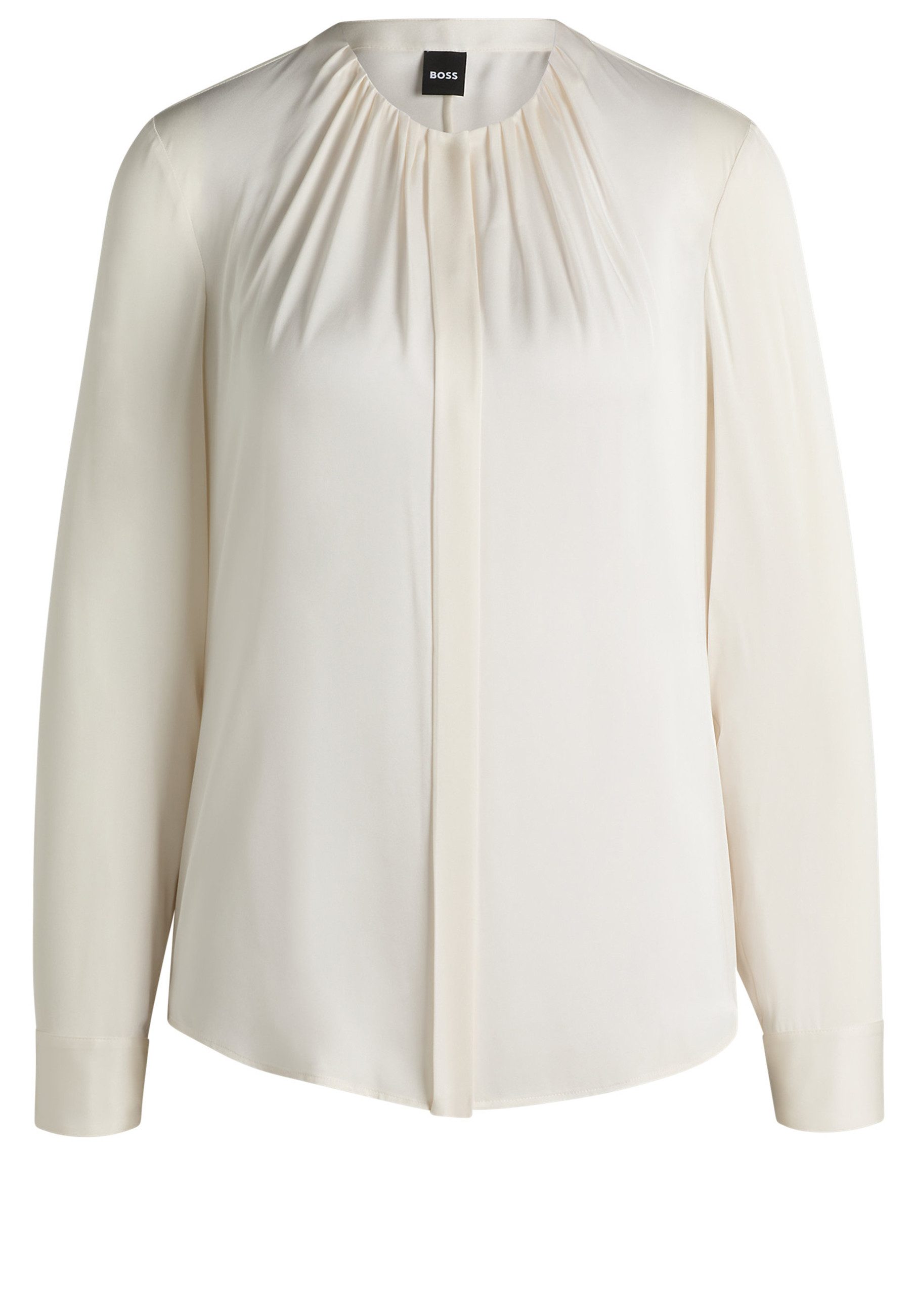 BOSS Klassische Bluse Banorah (1-tlg), Verdeckter Verschluss