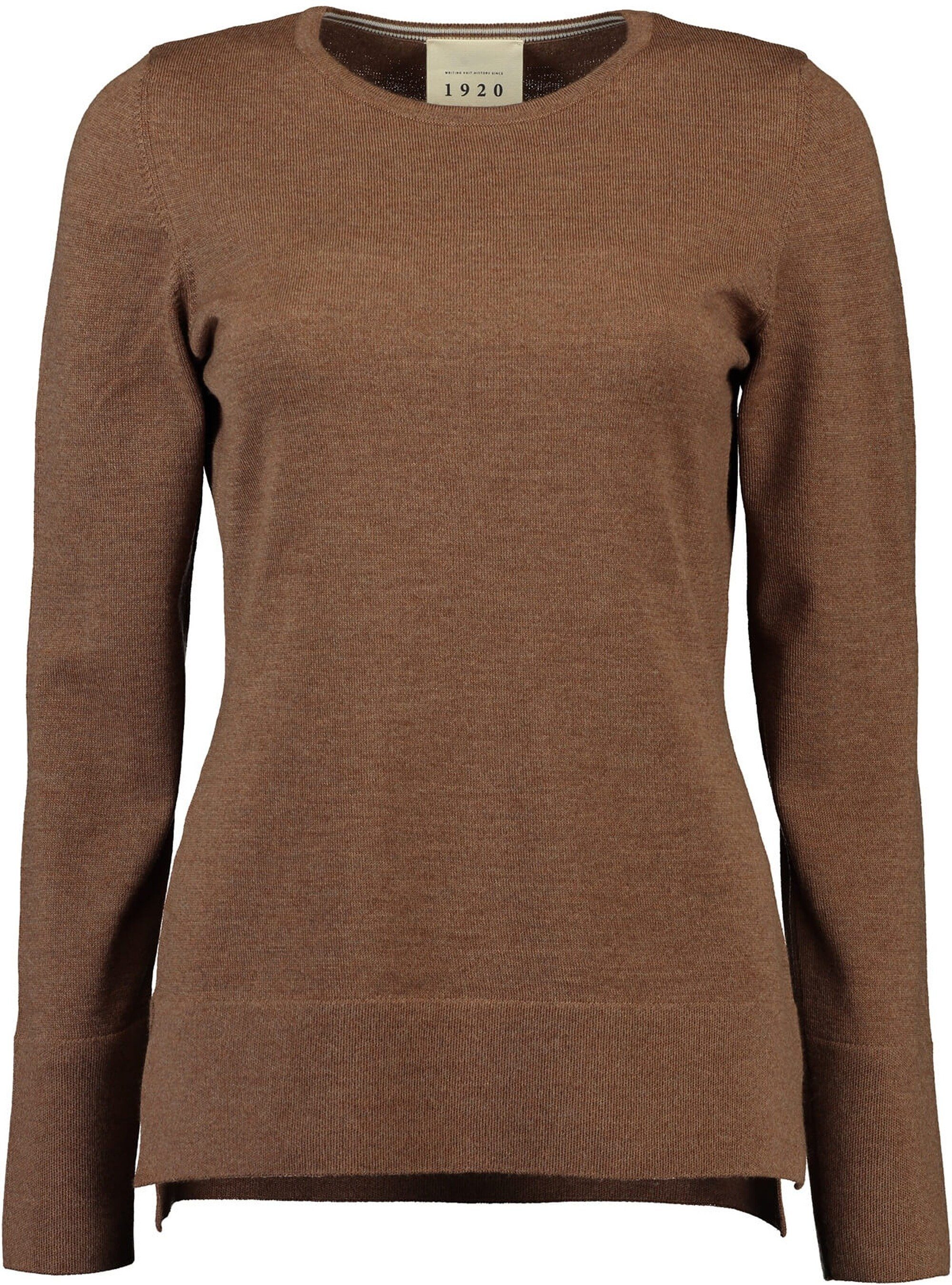 MAERZ Muenchen Strickpullover »MAERZ Merino-Rundhals Pullover camel ...
