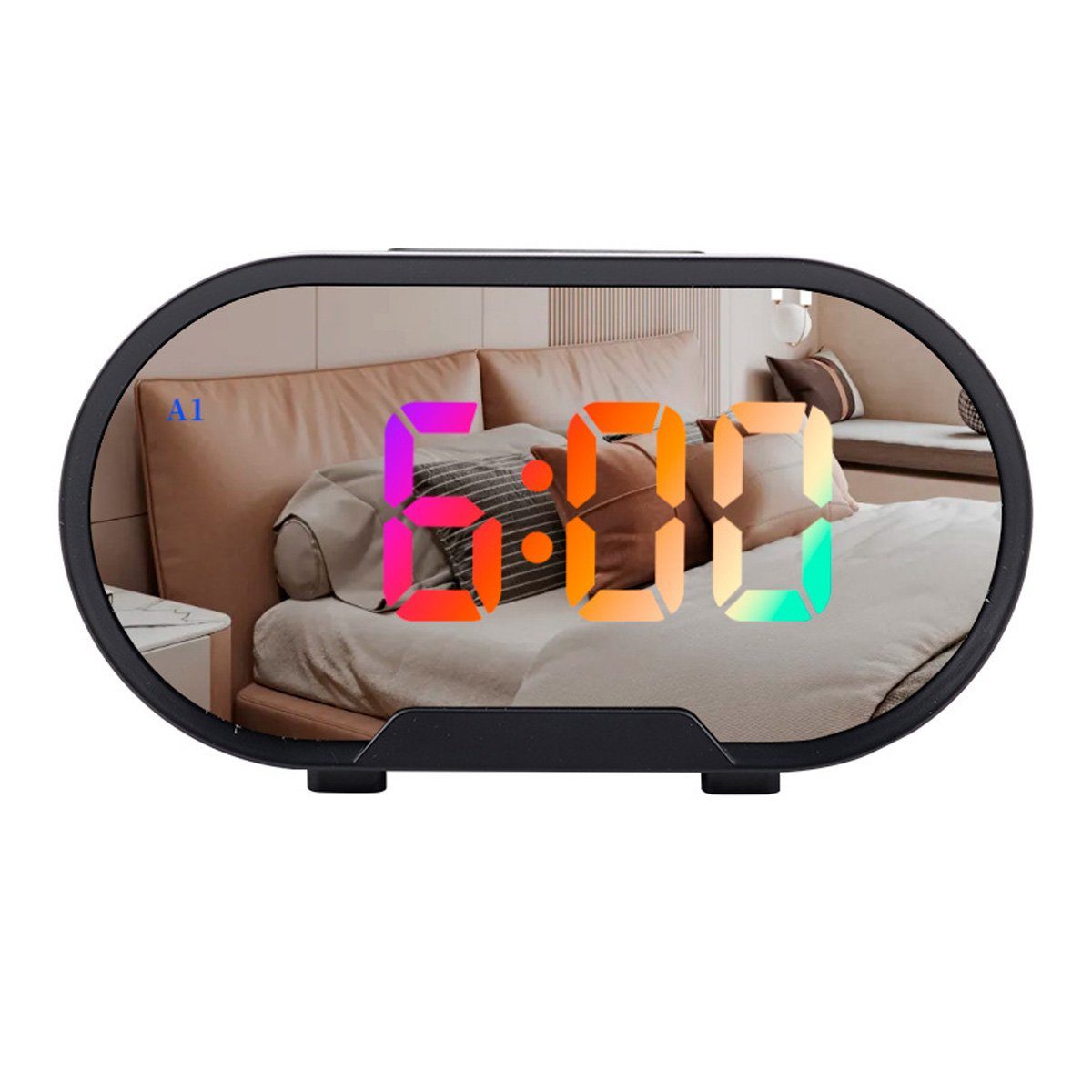Dopwii Wecker Led Wecker Snooze Funktion Einstellbare Lautstärke